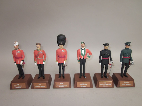 Bonhams : Sentry Box 120mm scale British Infantry Officers 6