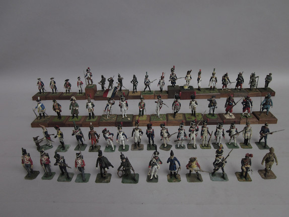 Bonhams : 54mm Military Models on foot by Lasset and others 62
