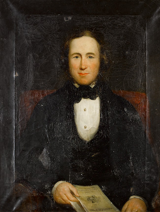Bonhams : Attributed to Thomas Ellerby (British fl.1821-1857) Portrait ...