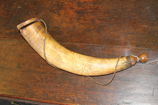 Bonhams : An early 18th Century powder-horn