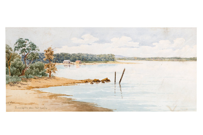 Bonhams : Neville William Cayley (Australian, 1887-1950) Gunnammatta Bay, Port Hacking