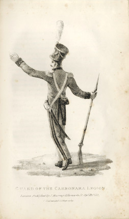 Bonhams : ITALY, CARBONARI Memoirs of the Secret Societies of the South ...