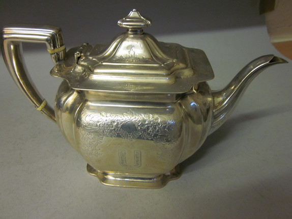 Bonhams : An Edwardian teapot, by H Atkin, Sheffield 1912,