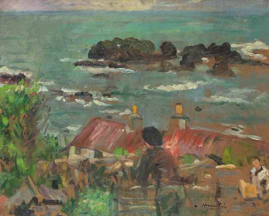 Bonhams George Leslie Hunter British 1877 1931 56 X 69 Cm 22 X