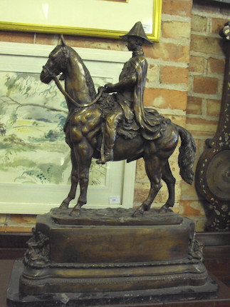 Bonhams : A reproduction bronze sculpture