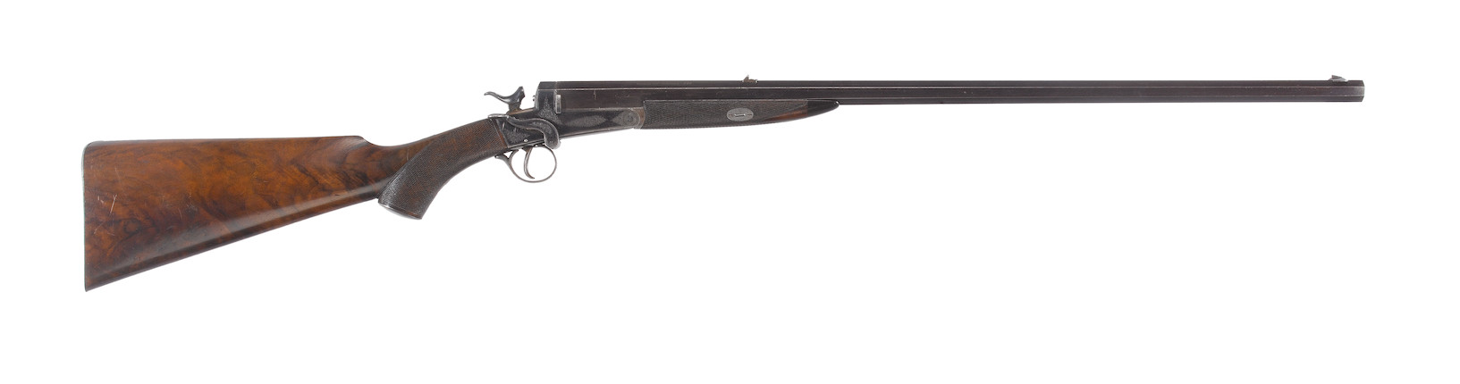 Bonhams : A .360 (No. 5) hammer rook-rifle by W.R. Leeson, no. 17714