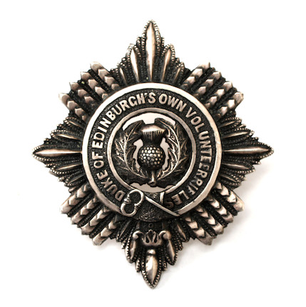 Bonhams : A modern Duke of Edinburgh's Own Volunteer Rifles badge
