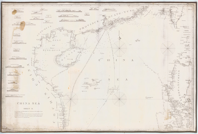 Bonhams : CHINA SEA HORSBURGH (JAMES) The Straits of Gaspar, 1853; and ...