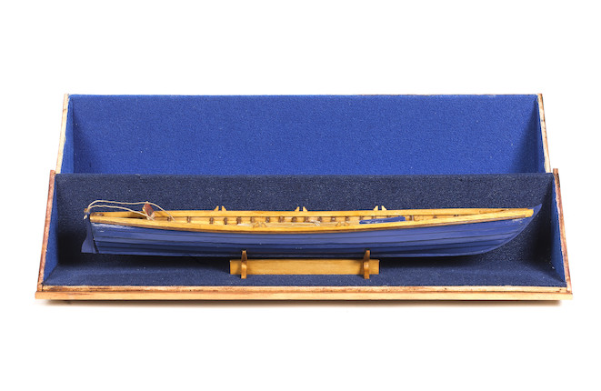 Bonhams : A Model of a Thames Waterman's six oar cutter, 16.5ins. (42cm ...