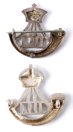 Bonhams : 68th Durham Light Infantry/Durham Light Infantry Insignia