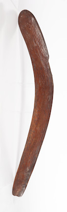 Bonhams : An Aboriginal hunting boomerang Central Australia