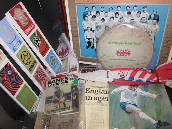Bonhams : A collection of 1966/1970 England and other World Cup items