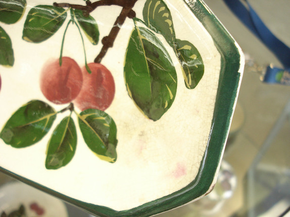 Bonhams : A Wemyss Gordon dessert plate 'Cabbage Roses', by Karel Nekola