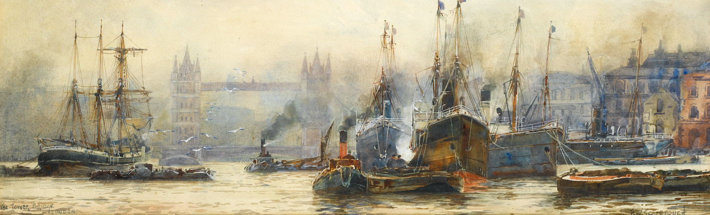 Bonhams : Frank William Scarbrough (British, 1860-1939) 'The Tower ...