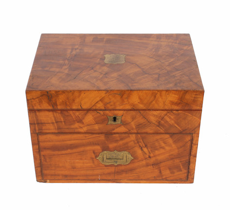 Bonhams : A Thompson & Capper apothecary chest or box, late 19th century