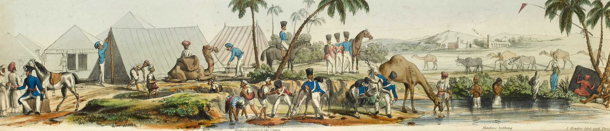 Bonhams : BENGALI ARMY - PANORAMA LUDLOW (WILLIAM ANDREW) Bengal Troops ...