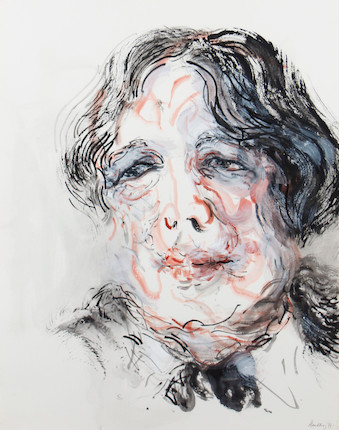 Bonhams : Maggi Hambling (British, born 1945) Portrait of Oscar Wilde