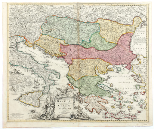 Bonhams : HOMANN (JOHANN BAPTIST) Fluviorum in Europa principis Danubii ...