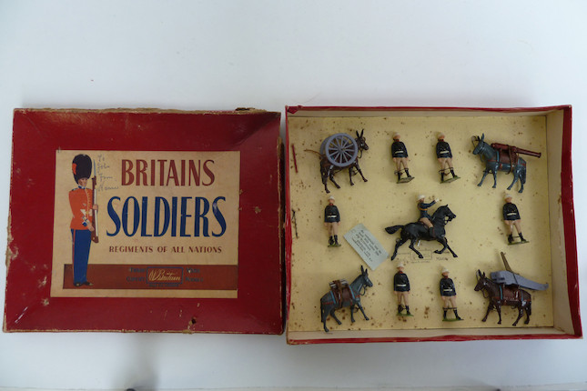 Bonhams : Britains set 28, Mountain Artillery