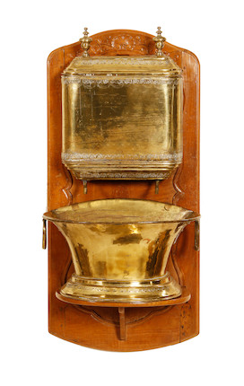 Bonhams : An 18th century French copper cistern and bowl