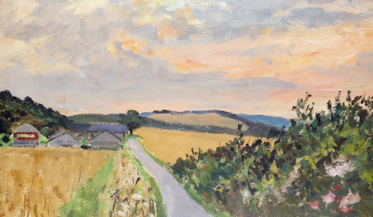 Bonhams : Paul Lucien Maze (French, 1887-1979) Evening in Sussex