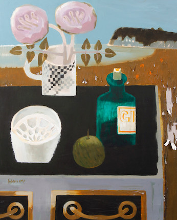Bonhams : Mary Fedden R.A. (British, born 1915) Still life on dresser ...