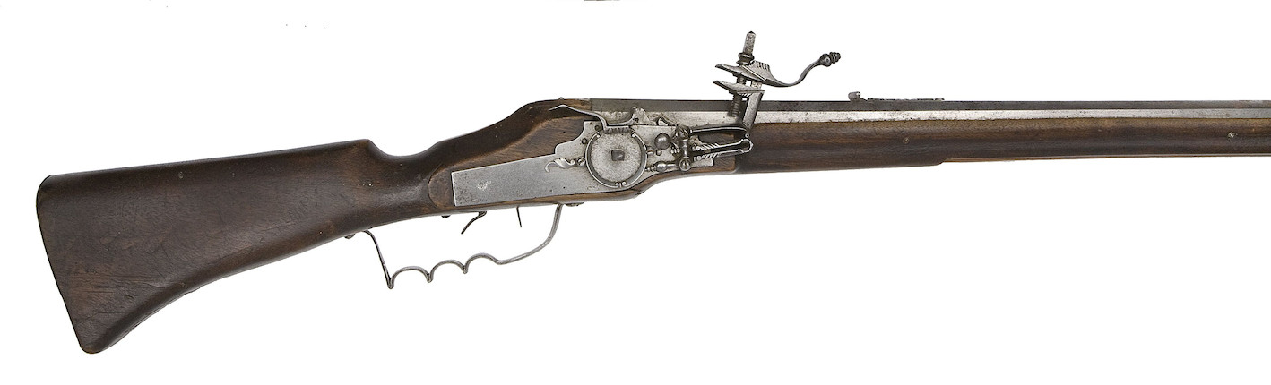 Bonhams : A German 32-Bore Wheel-Lock Sporting Rifle (Müller-Büchse)