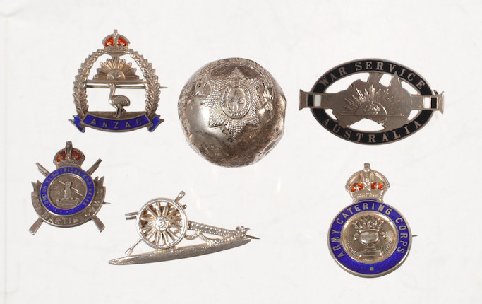 Bonhams : Hall Marked Silver and Sterling Silver Badges