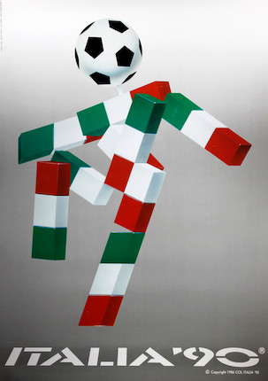 Bonhams : A collection of Italia '90 World Cup official posters