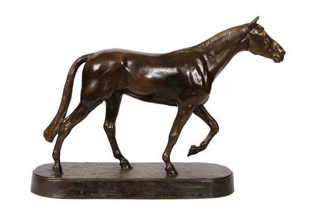 Bonhams : Albert Hinrich Hussmann, German (1874-1946) A bronze model of ...