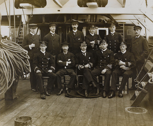 Bonhams : SCOTT and OFFICERS OF DISCOVERY Captain Scott with the ...