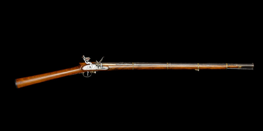 Bonhams : A flintlock and percussion dual-ignition Gun belonging to ...