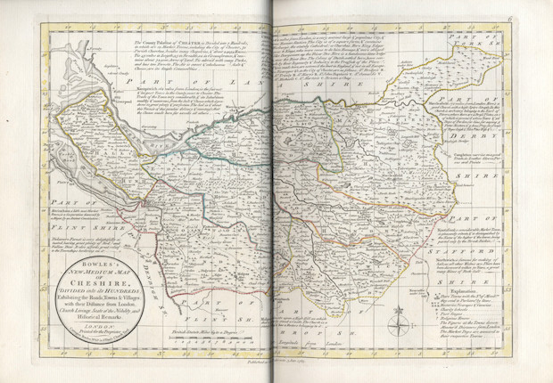Bonhams : BOWLES (CARINGTON) Bowles's New Medium English Atlas; or ...