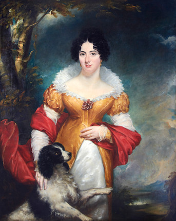 Bonhams : Martin Cregan (British, 1788-1870) A portrait of Lady ...