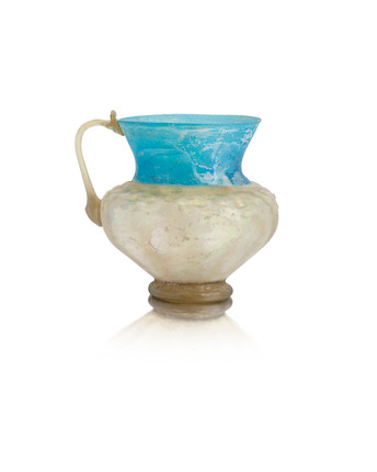 Bonhams : A small Persian two-colour glass jug 11th/12th century
