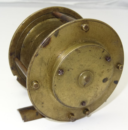 Bonhams : A 19th century brass winch