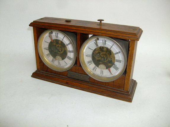Bonhams : A Reliable Chess Timer, Hamburg American Clock Company ...