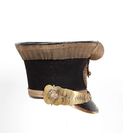 Bonhams : A Light Dragoons Style Shako