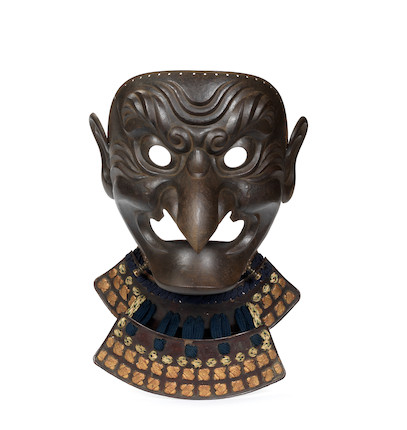 Bonhams : A large tengu somen (mask) By Sekimoto Genshiro Munehide, mid ...