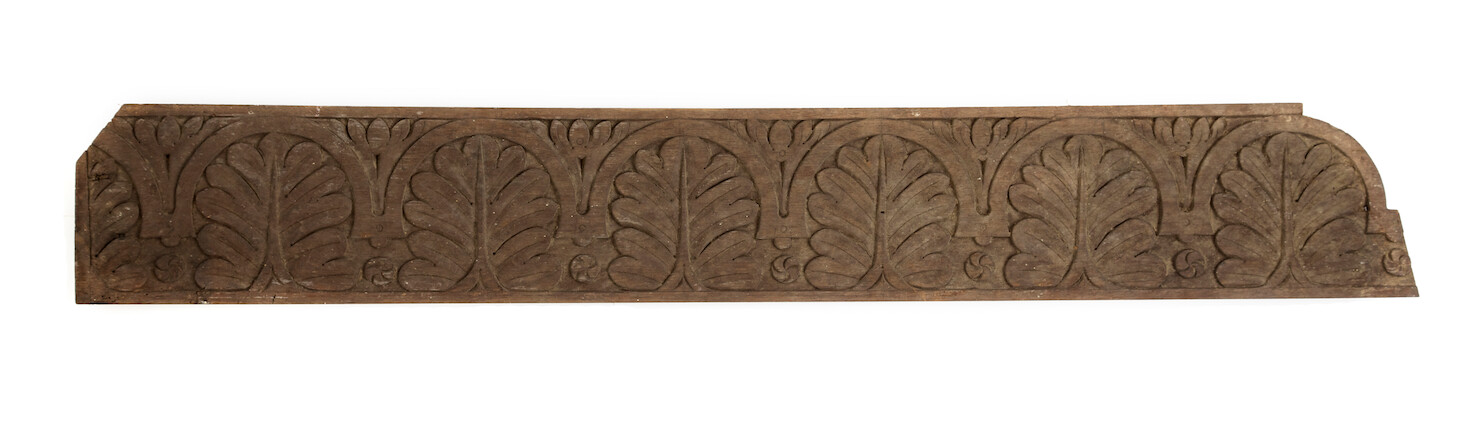 Bonhams : A late 15th/early 16th century Gothic oak blind tracery rail or frieze Possibly once ...