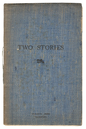Bonhams : WOOLF (LEONARD and VIRGINIA) Two Stories, FIRST EDITION ...