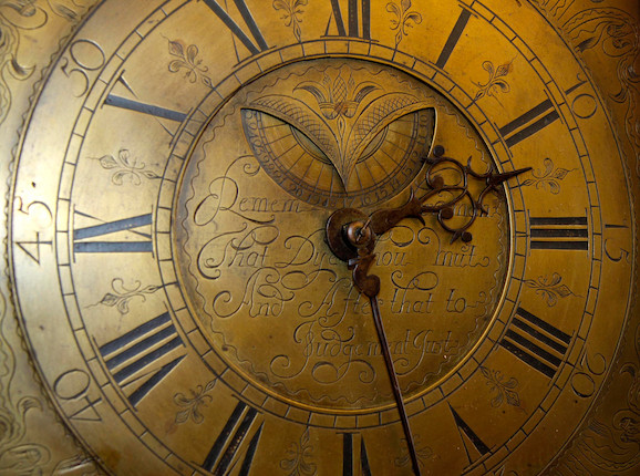 Bonhams : John Sanderson an 18th Century longcase clock, the 11 brass dial with double ...