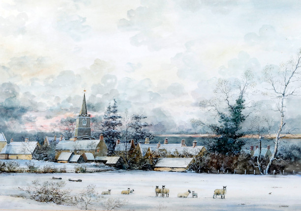 Bonhams : Cecil J** Thornton (British), (20th century) 'Morcott' - a ...