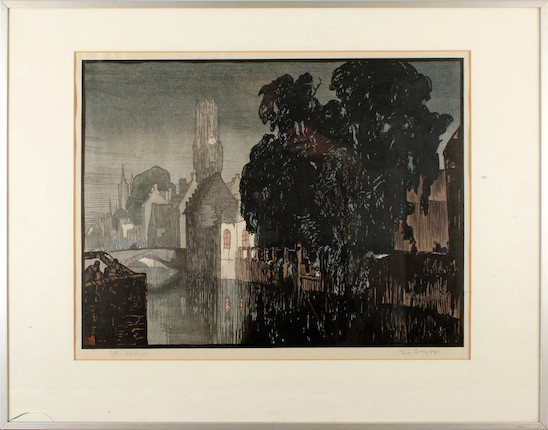 Bonhams : Sir Frank Brangwyn, R.A. (British, 1867-1956), & Urushibara Mokuchu (Yoshijiro ...