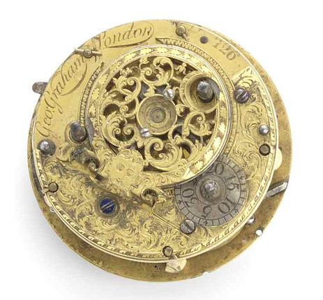 Bonhams : George Graham. An important repeating verge clock watch ...