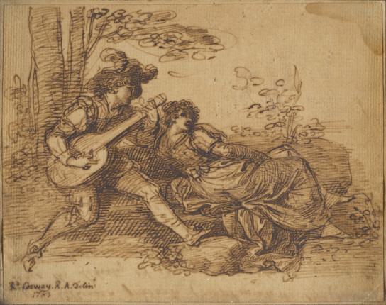 Bonhams : Richard Cosway R.A. (British, 1742-1821) A self-portrait of ...