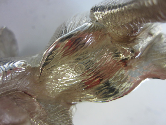 Bonhams : A silver model of an elephant by Patrick Mavros, Zimbabwe ...