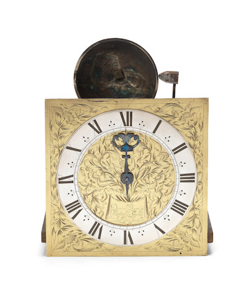 Bonhams : A rare late 17th century ebonised thirty hour longcase clock ...