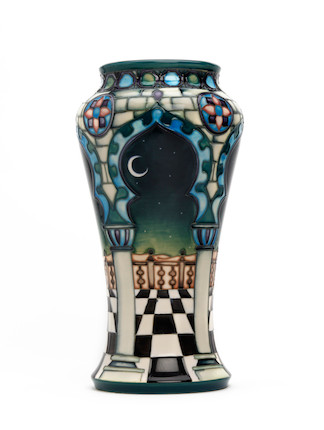 Bonhams : A Moorcroft 'Jumeirah' pattern vase, designed by Beverley ...