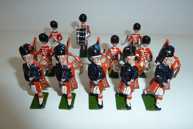 Bonhams : Britains set 460, Colour Party of the Scots Guards 58